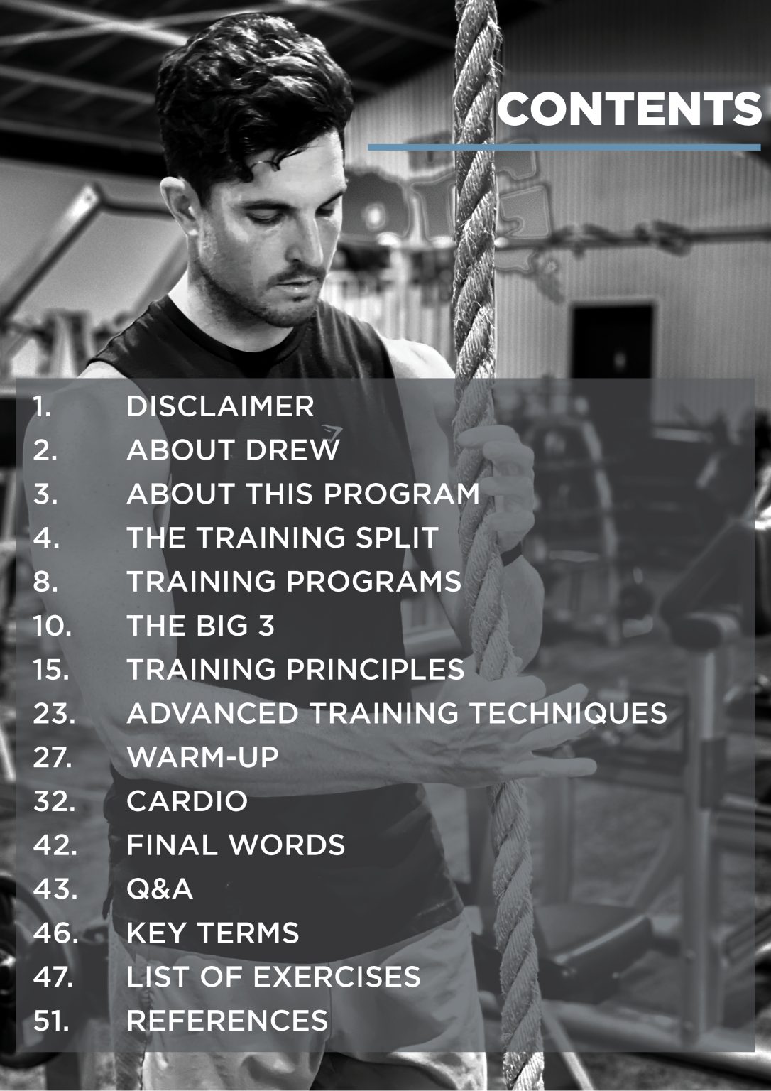 BIGGER STRONGER FITTER | eBook + Training Programs | Drew's Daily Dose